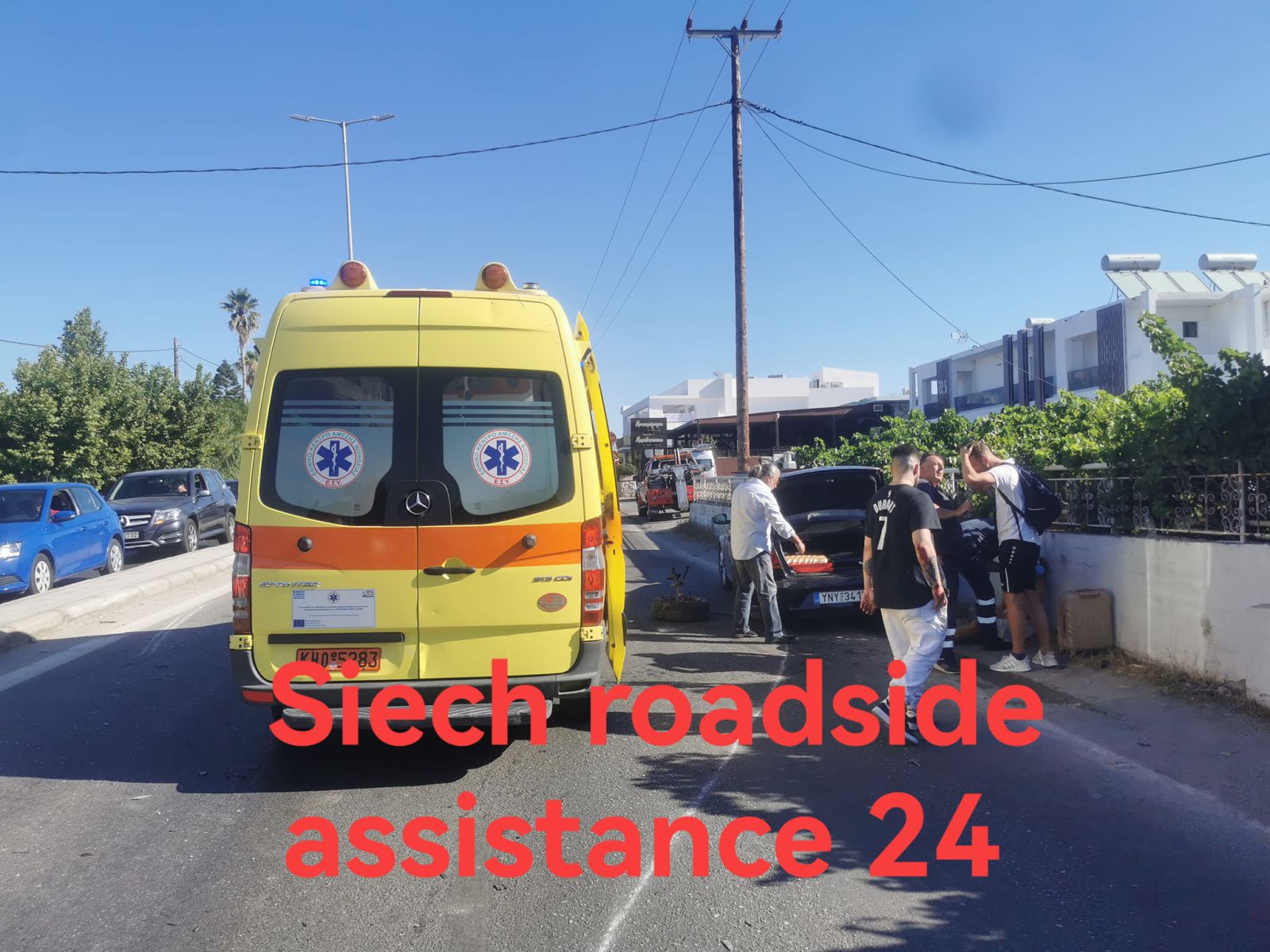 Σύγκρουση οχημάτων στην Εθνική Οδό Ρόδου Λίνδου – Νέα | Εκτακτη ...