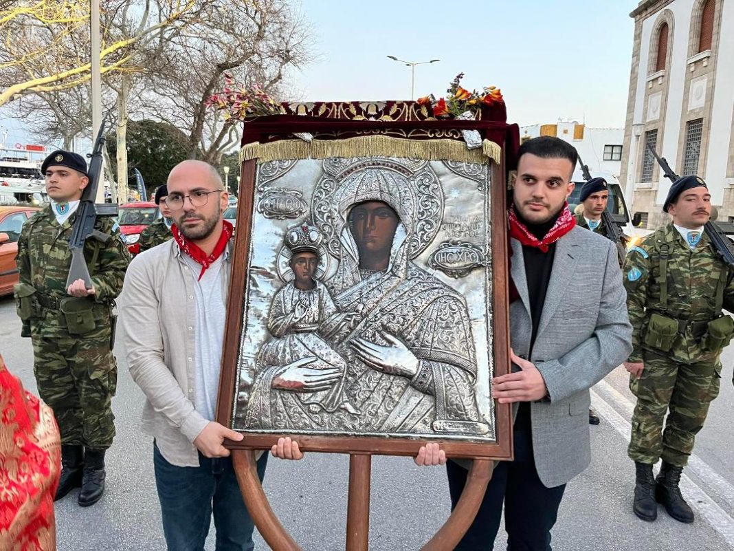 Στη Ρόδο βρίσκεται η ιερή εικόνα της Παναγίας Σπηλιανής από τη Νίσυρο ...