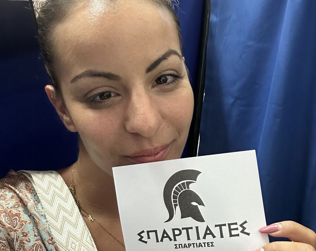 Ευχαριστίες της Καλλιόπης Καϊντατζή, υποψήφιας βουλευτή των Σπαρτιατών ...