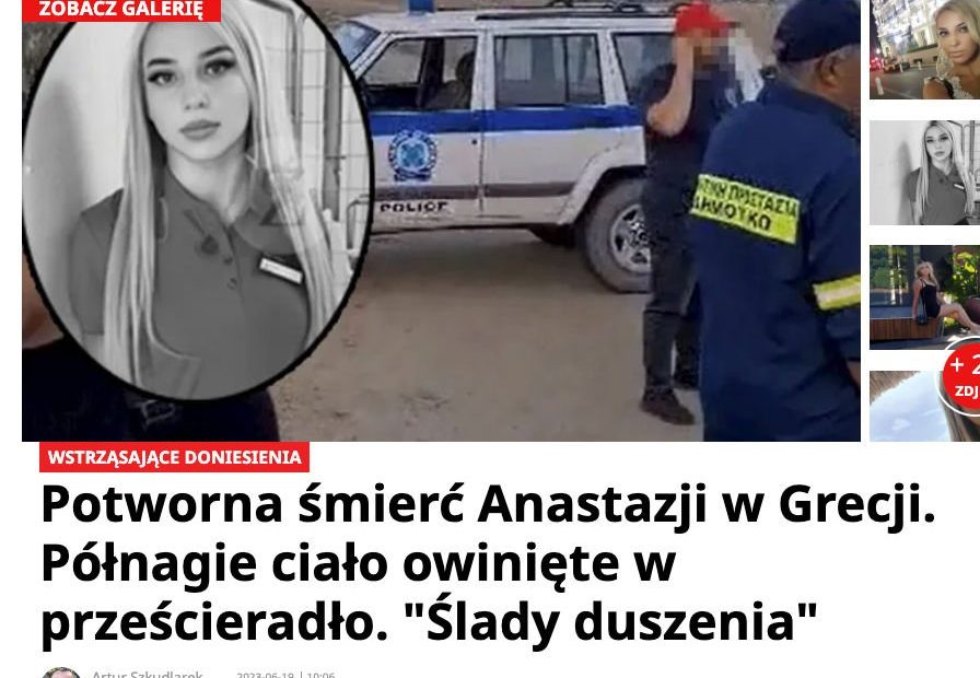 Η τραγωδία με την 27χρονη Αναστάζια στην Κω στα Πολωνικά μέσα ...